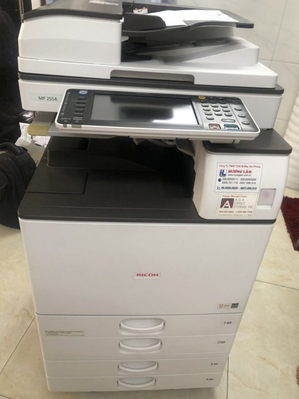 Máy photocopy Ricoh Aficio MP 2554 chính hãng, BH 2 năm